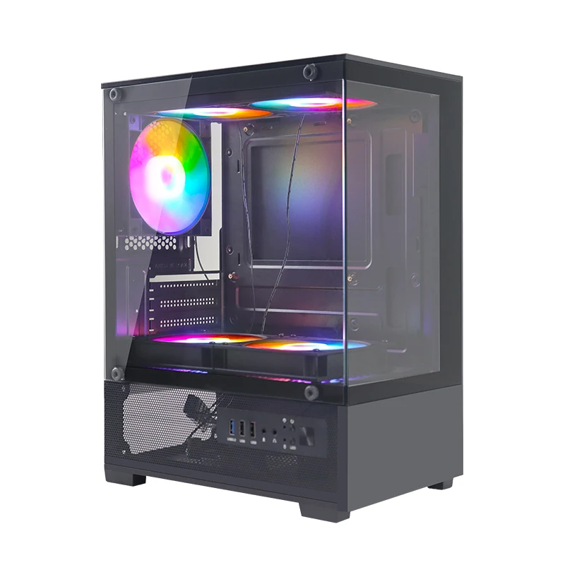Choiyan Clear Vertical Pc Case Computer Case Tower Pc Case Gaming With ...