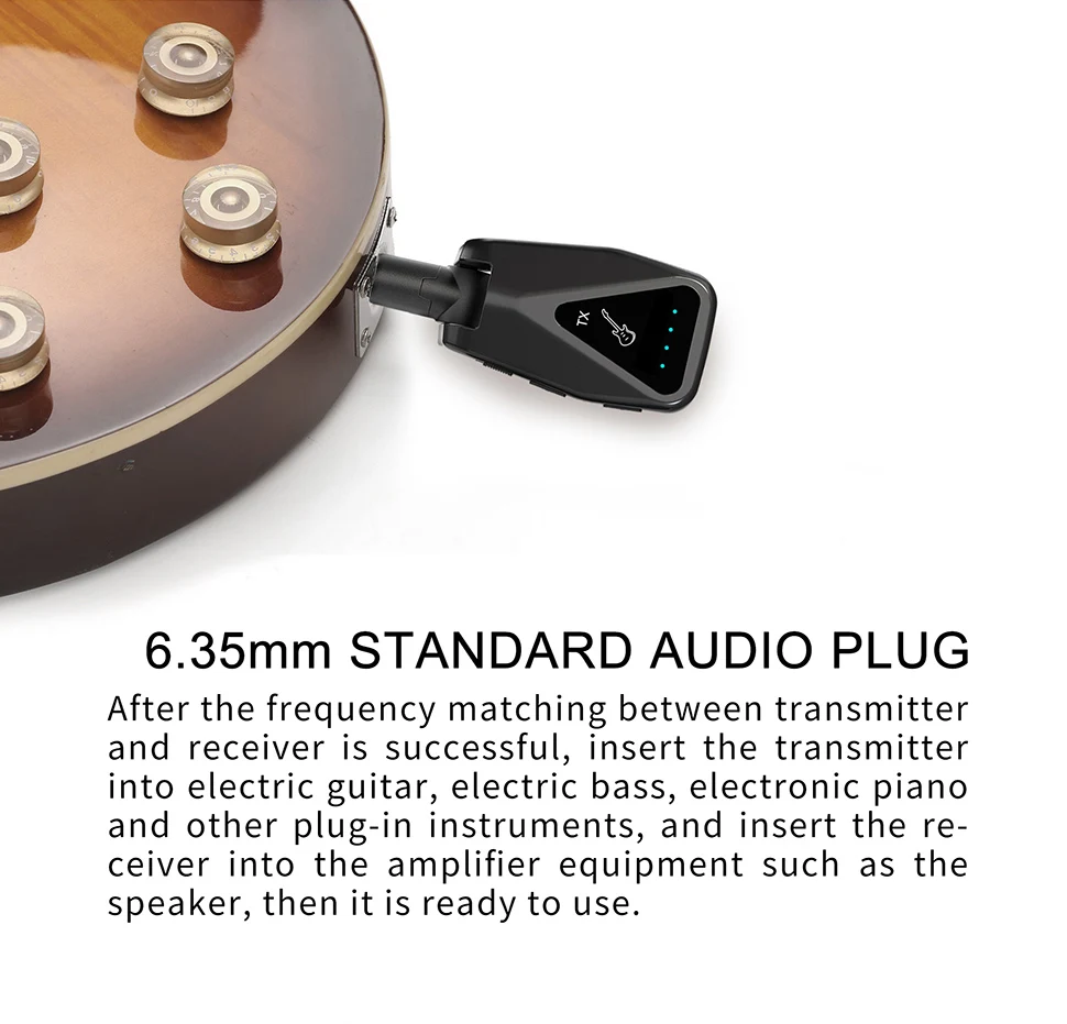 High Quality Instrument Mic Uhf Wireless Microphone Acoustic Guitar ...