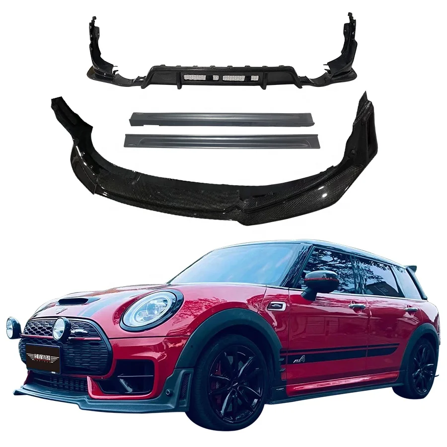 carbon fiber body kit MINI JCW CLUBMAN F54 front lip side skirts rear ...