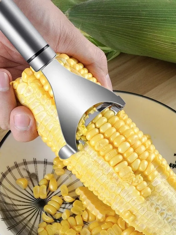 Stainless Steel Corn Stripper Corns Threshing Device Easy Peeling Corn ...