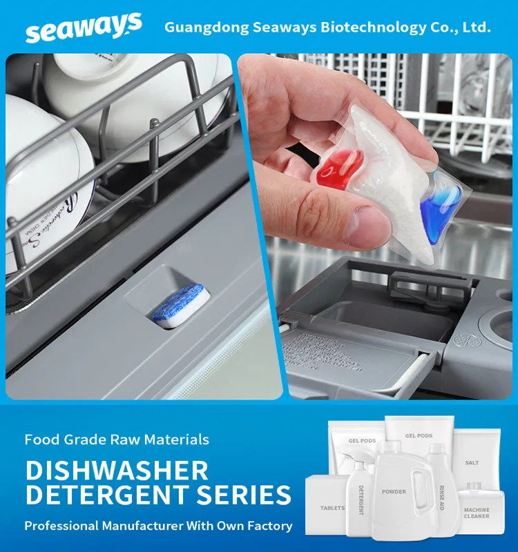 Seaways Dishwashing Tablets Eco-Friendly Dishwasher Detergent Organic Cleaning Products Plant ...