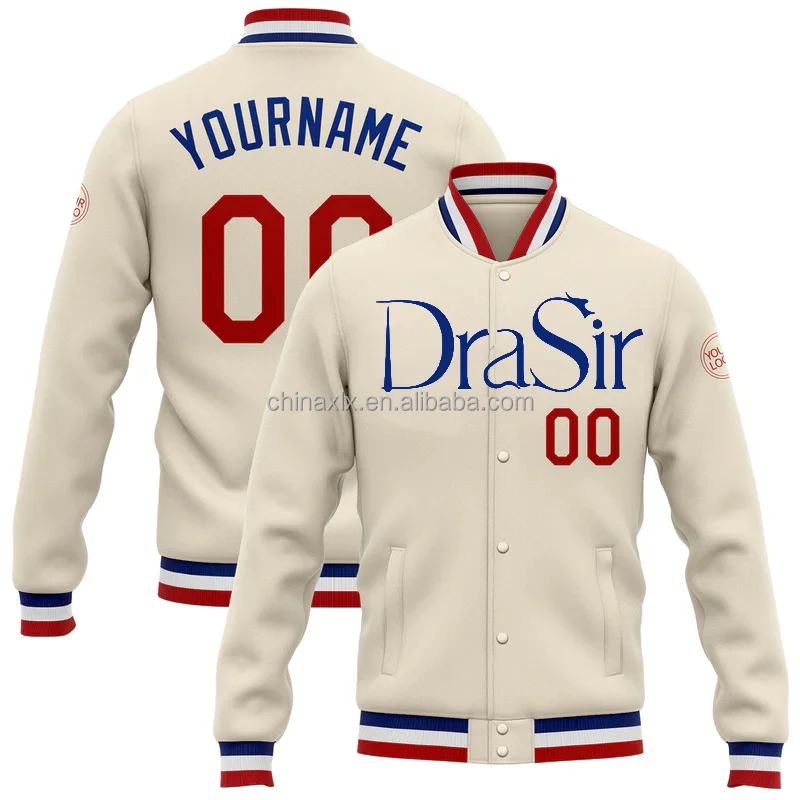 Brand New Varsity Letterman Jacket Men Knitted Cotton College Coats ...