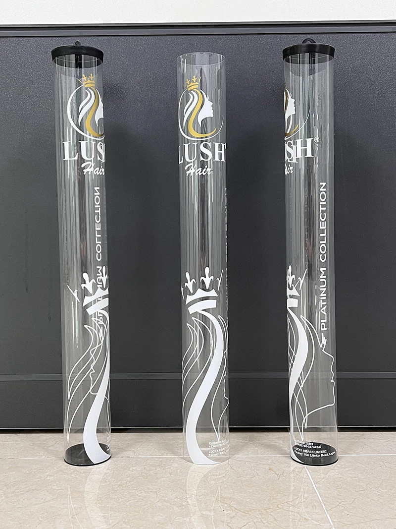 Clear Plastic Packaging Tube With Hanging Cap - Buy Plastic Tube,Tube ...