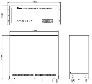 Shoto SDA10-48200 LiFePO4 Battery Pack 48V 200Ah for Renewable Energy ...