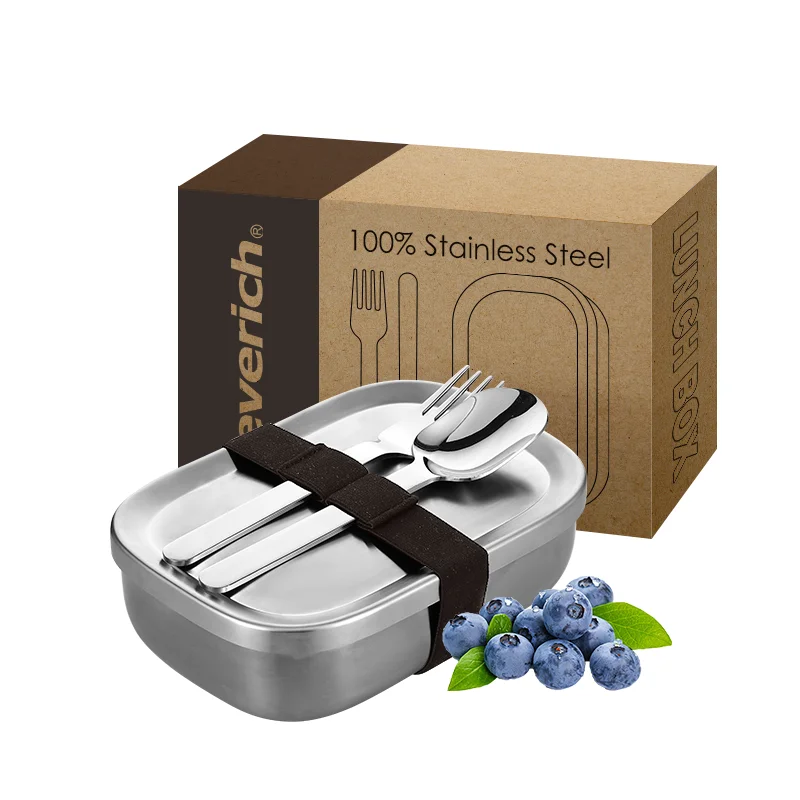 Simple Design Free Sample High Quality 304 Stainless Steel 900ml Lunch ...