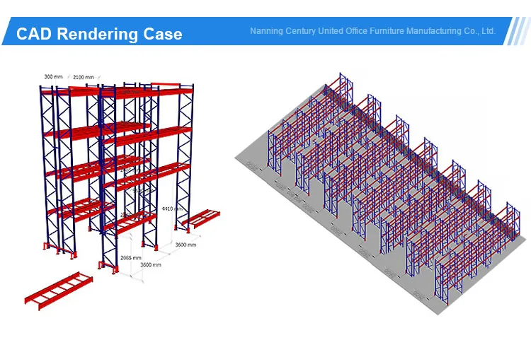 Warehouse Warehouse Large High Pallet Beam Multi-storey Storage Rack ...