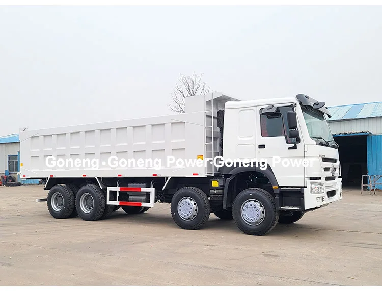 12 Roues Camion Benne Basculante 32 Cubes - Howo Dump Truck