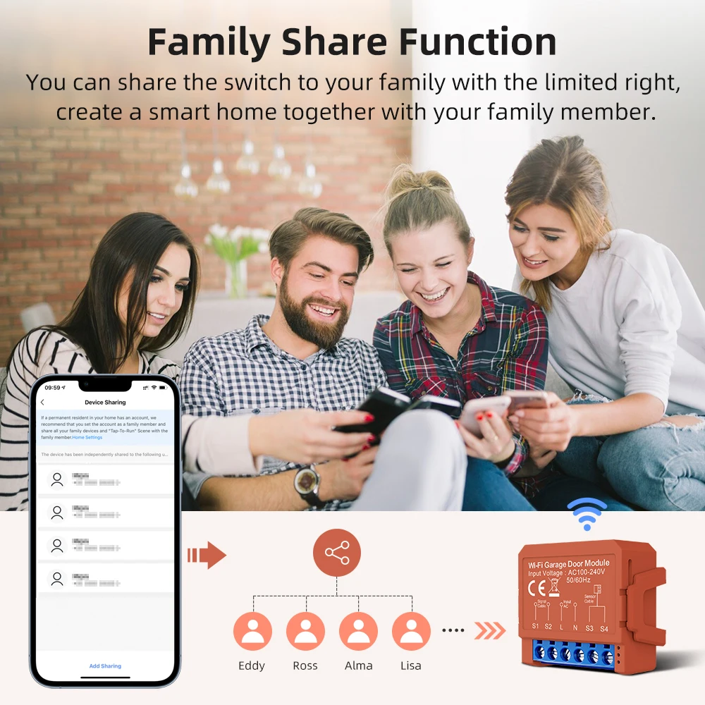 Avatto Tuya Smart Wifi Garage Door Opener Universal Smart Home Tuya ...