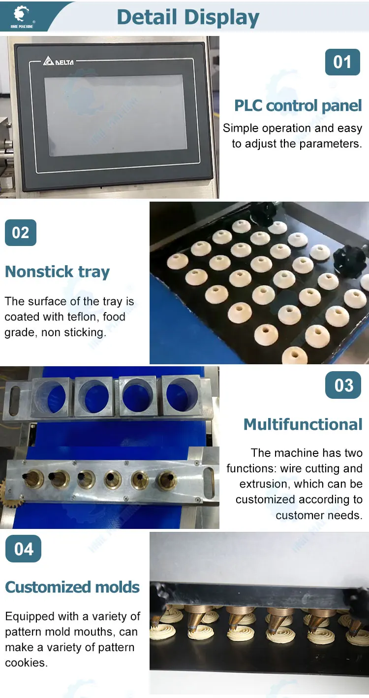 Best Rotary Any Shape Butter Cookie Make Cutter Fully Automatic Biscuit ...