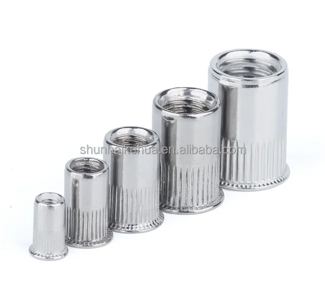 M6 Stainless Steel Knurled Rivet Nut 304 - Buy Blind Rivet Nut,M6 Hex ...