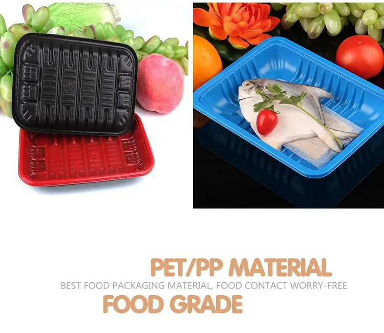 Fresh Fish Meat Disposable Plastic Food Packaging Tray - Buy Fresh Meat ...