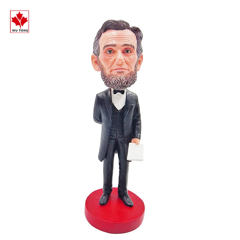 Custom Resin Lincoln Bobblehead Character Bobble Head Souvenirs - Buy ...