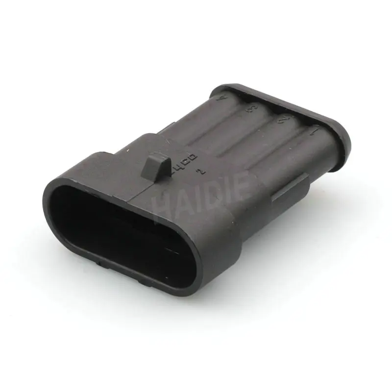 4 Pin Female Waterproof Plastic Cable Wiring Harness Car Electrical ...