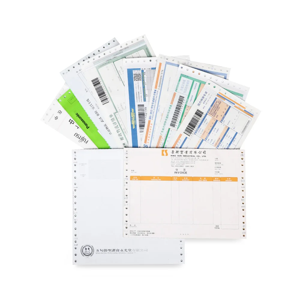 Jiuheng Custom Courier Waybill Barcode Billing Invoice Forms