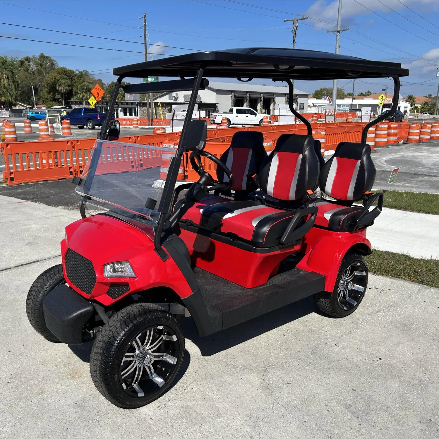Street Legal LSV - Custom Electric Golf Cart with 4 Seats
