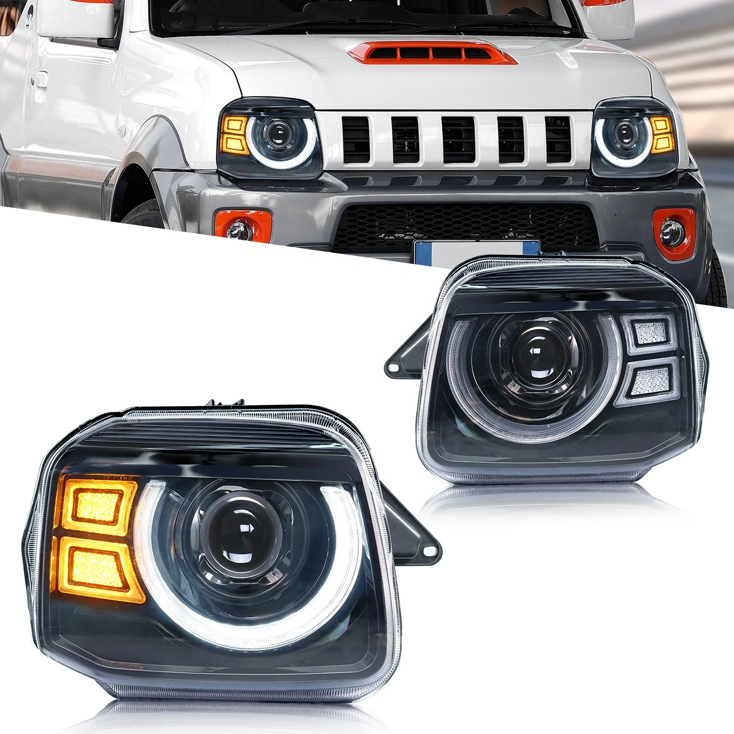 Archaic Headlights for Suzuki Jimny JB23 JB43 2007-2017 LED Headlight ...