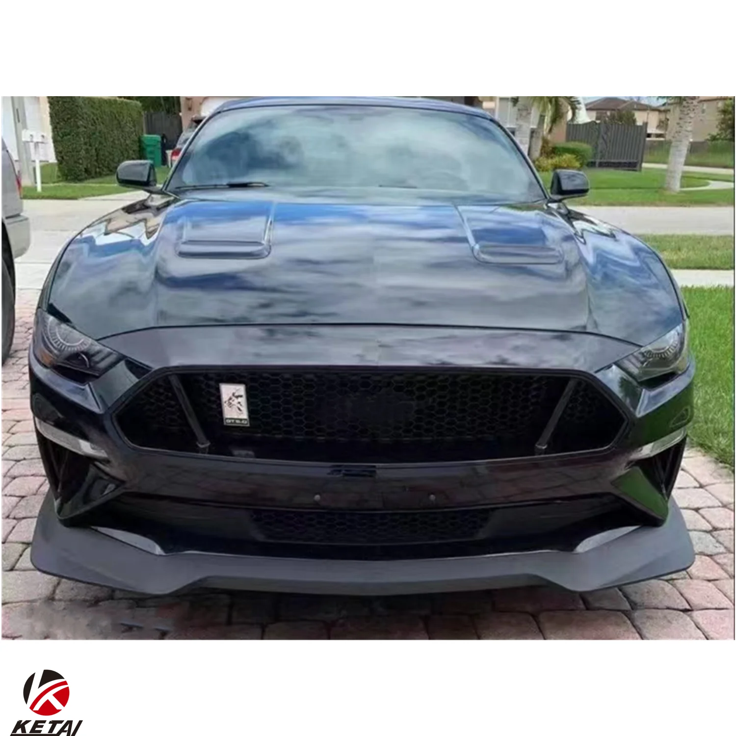 Mustang Modern Style Front Lip Front Bumper Spoiler Lip for Ford ...