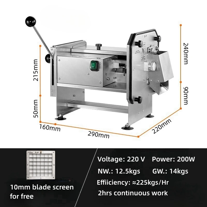 Efficient Vegetable Cutting Machines - Dual Stainless Steel