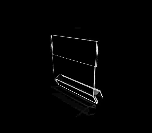 L Shaped Price List Display Menu Holder Wholesale Counter Top Acrylic ...