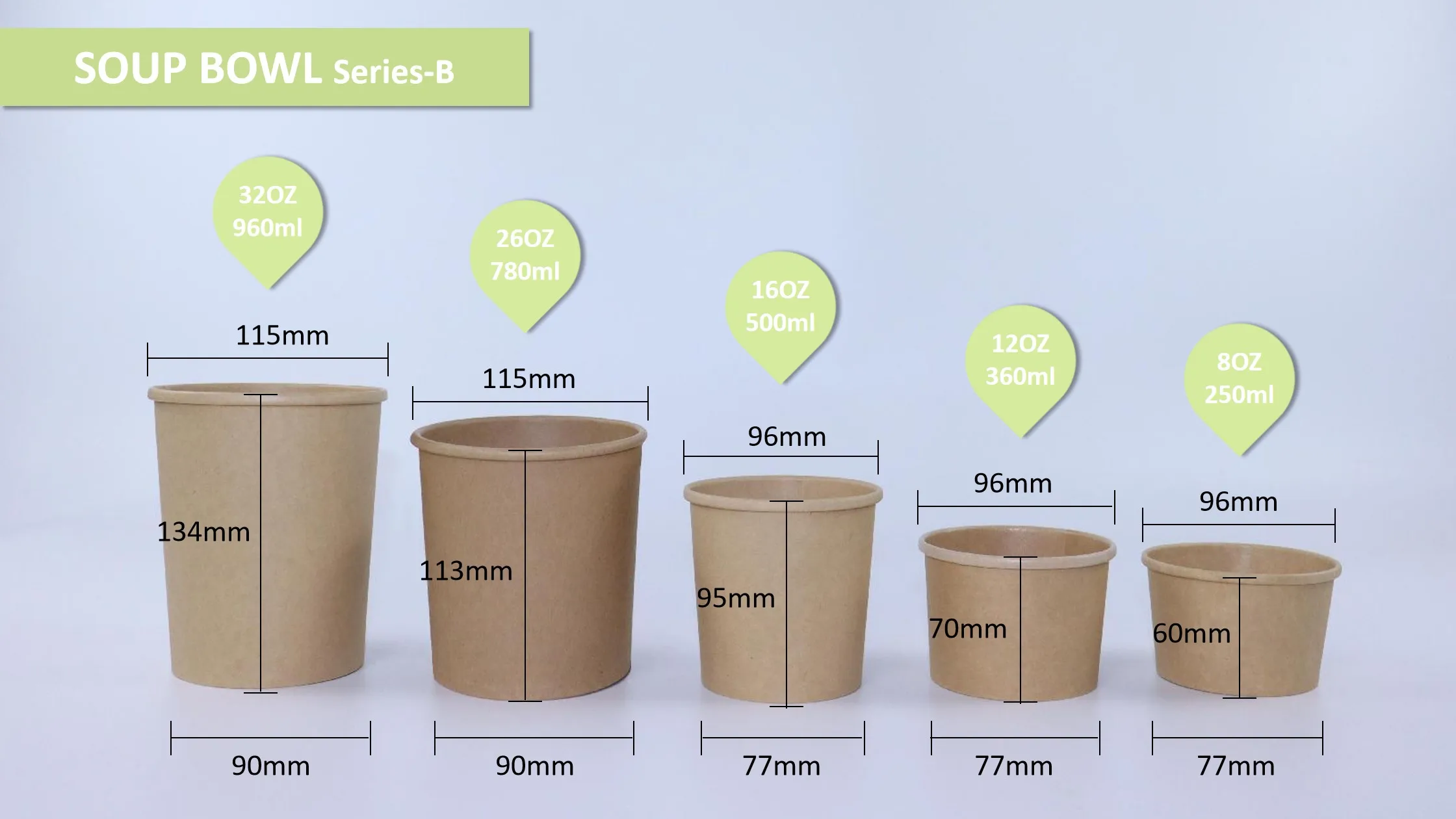 Kraft Paper Sauce Cup Biodegradable Disposable Paper Sauce Cup 1oz 2oz ...