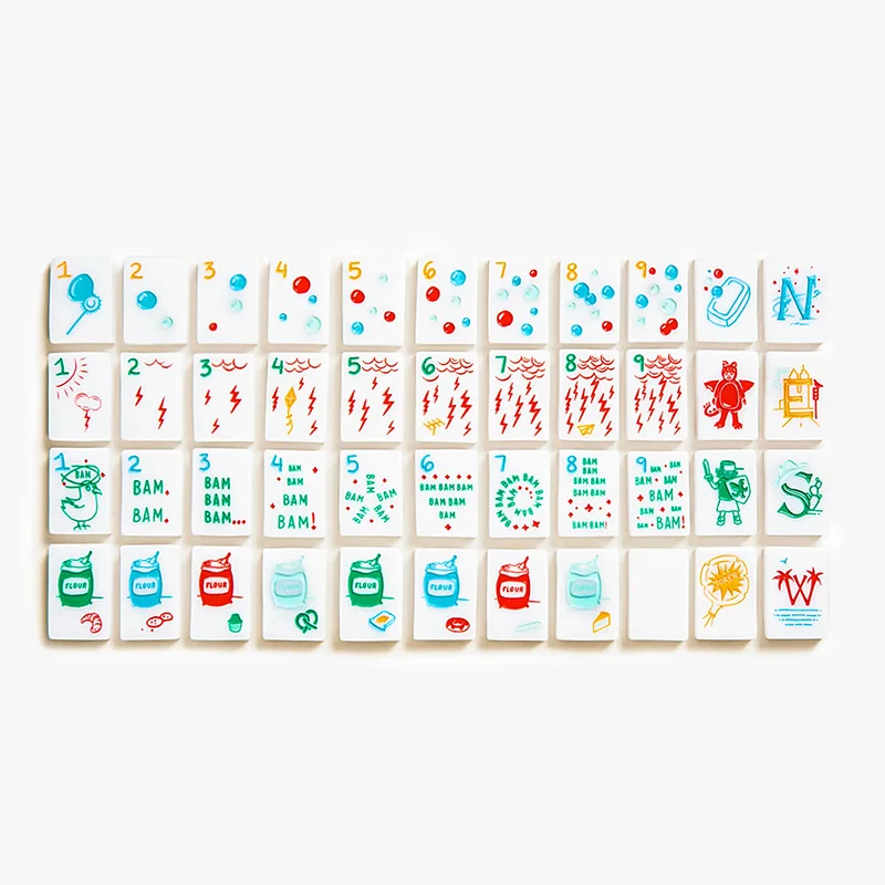 Custom Acrylic Mahjong Set - Modern Luxury Game Tiles