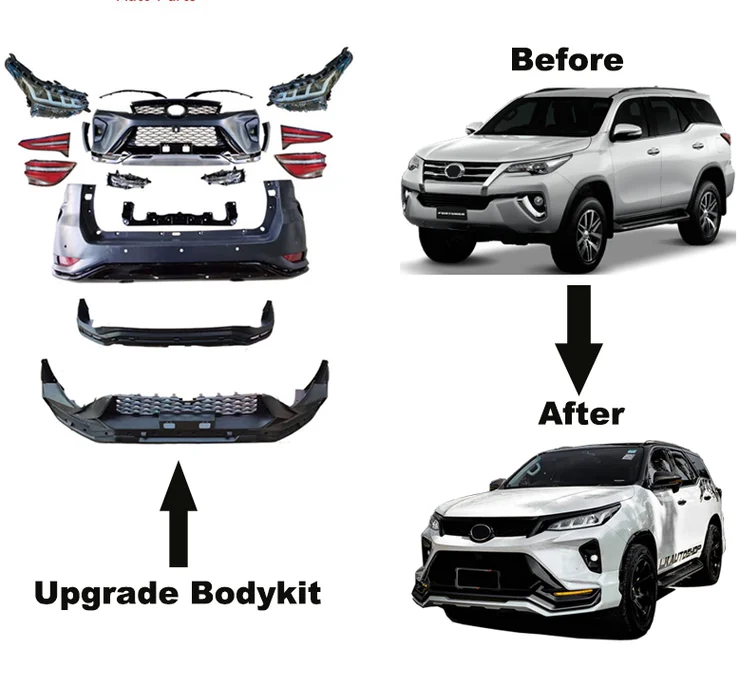 High Quality Car Front Bumper Fortuner Legender Gr Body Kit For Toyota ...