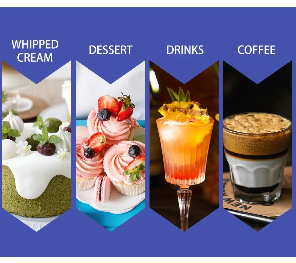 2.2l Cream Charger 1100g Cream Charger Food Grade Disposable For ...