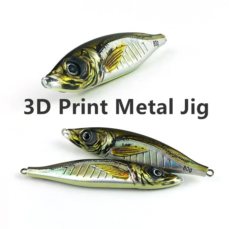 Mister Jigging Sea Fishing Lures Lead Antimony Fish Lures Metal Jig Fishing Em 3d Printing Metal ...