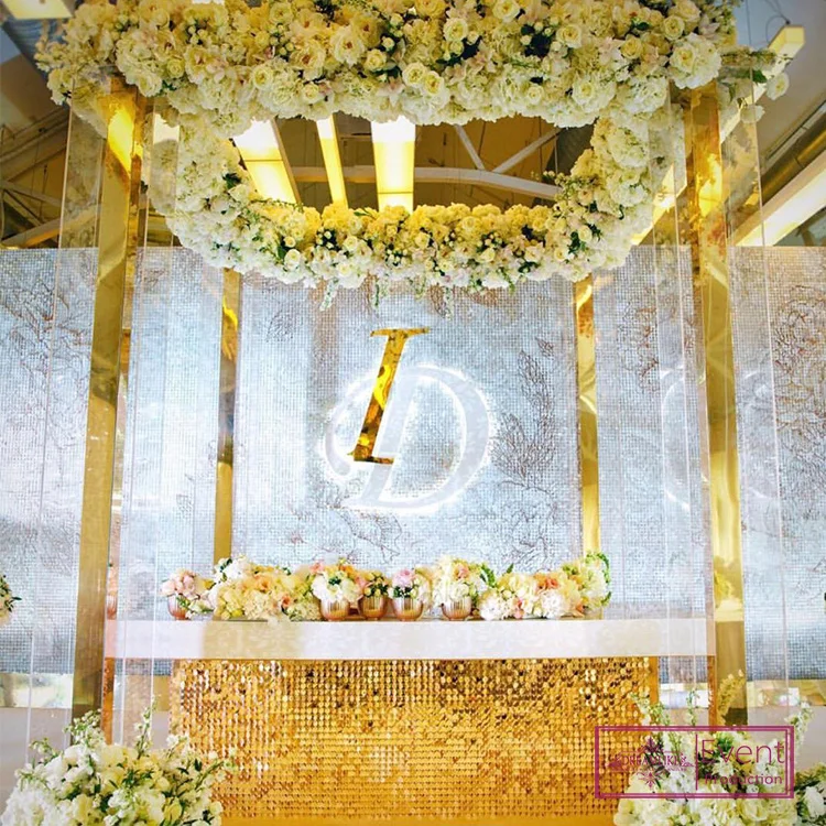 Silver Tall Long Plastic Wedding Arches With Sturdy Pillar - Buy ...