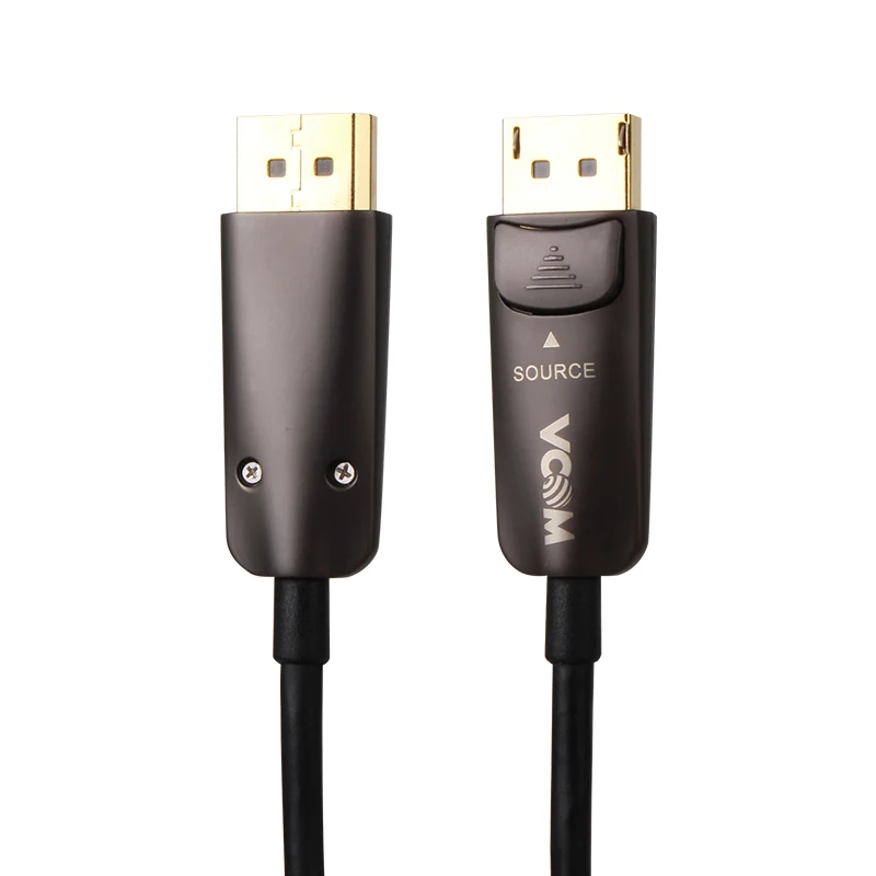 DP Version 1.4 Optical AOC Video Cable 10M 20M 50M Fiber Optic 32Gbps ...