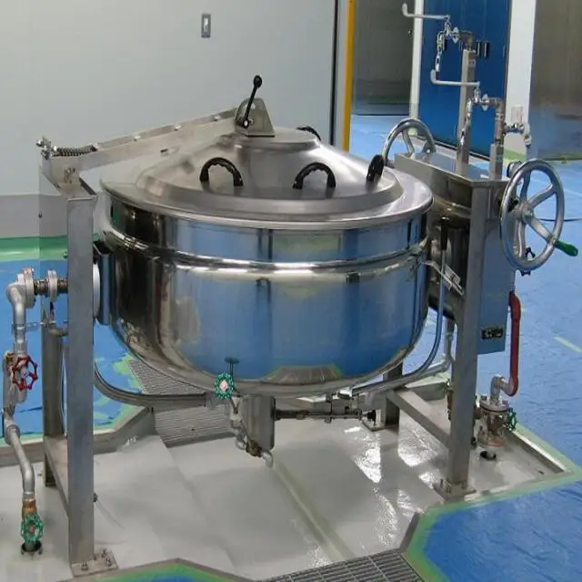 Industrial Tilting Steam-boiler Jacket Cooking Kettle With Excellent ...