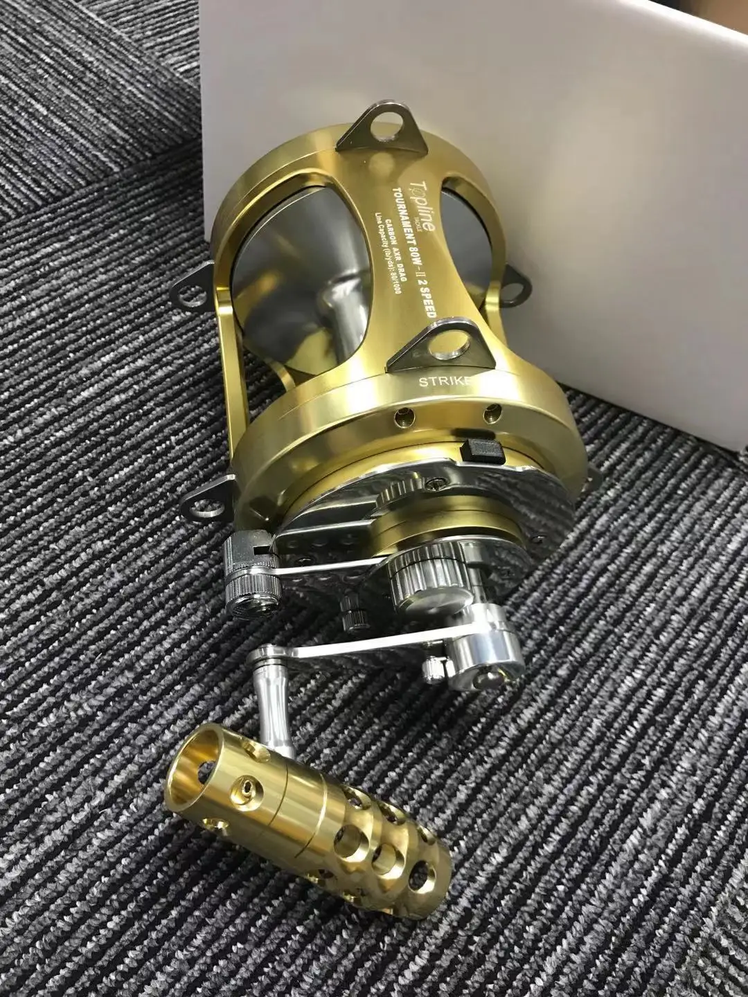 Topline 50W 80W Full Metal Trolling Reel - Saltwater Fishing, Two-Speed ...