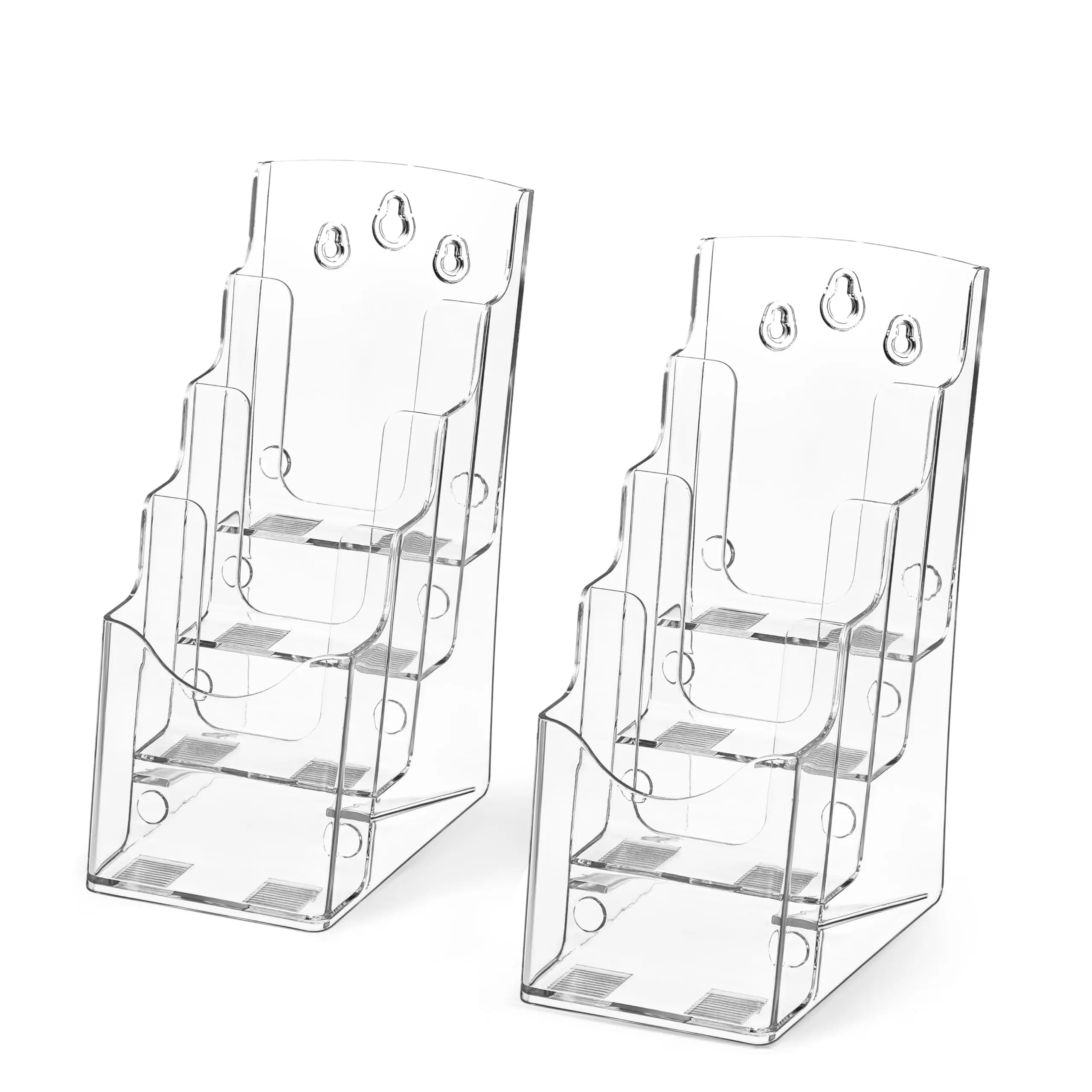 Manufacture Custom Tabletop Clear Acrylic Office Brochure Display Stand ...