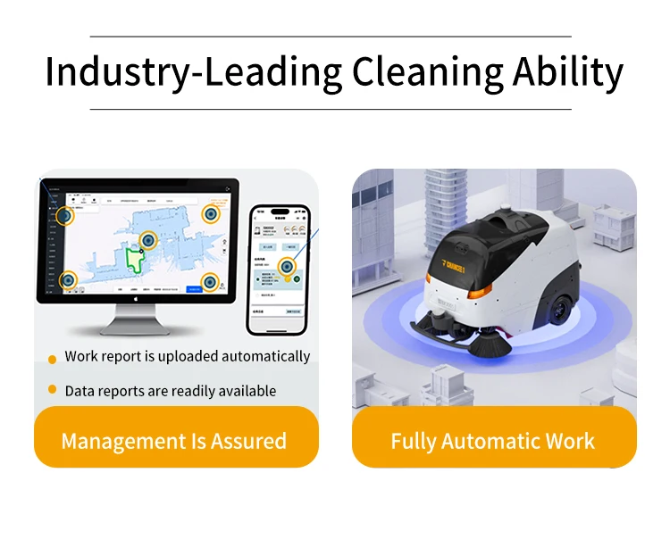 S100N Autonomous Robotic Floor Sweeper - Intelligent & Efficient