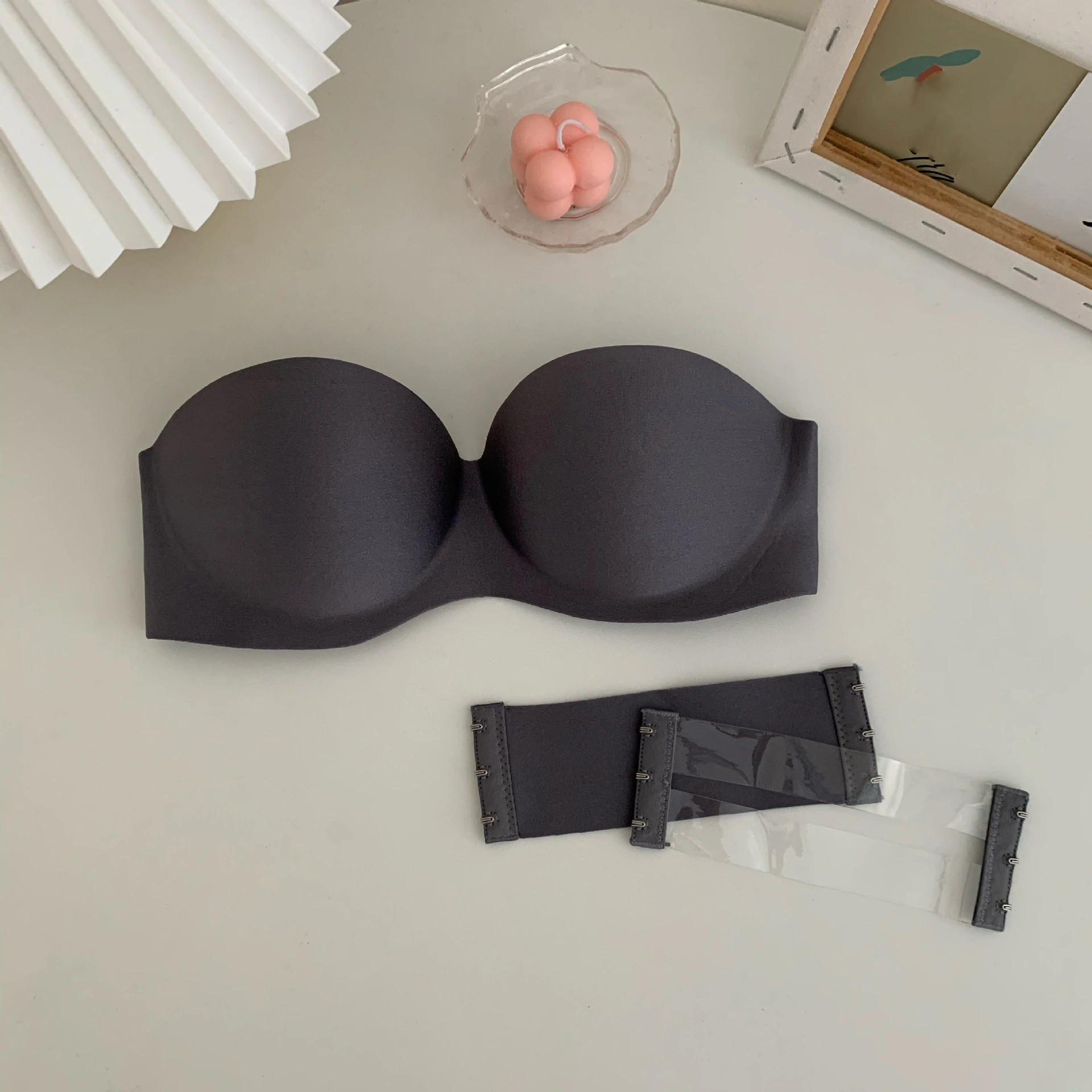 Wholesale Backless Wire Free Women's Seamless Bandeau Invisible Bra ...