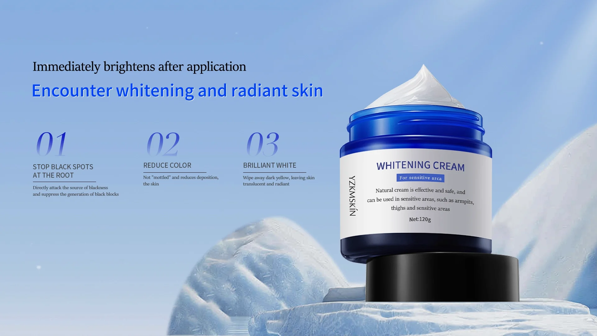 Oem Instant Bleaching Dark Private Parts Under Arm Hand And Foot ...