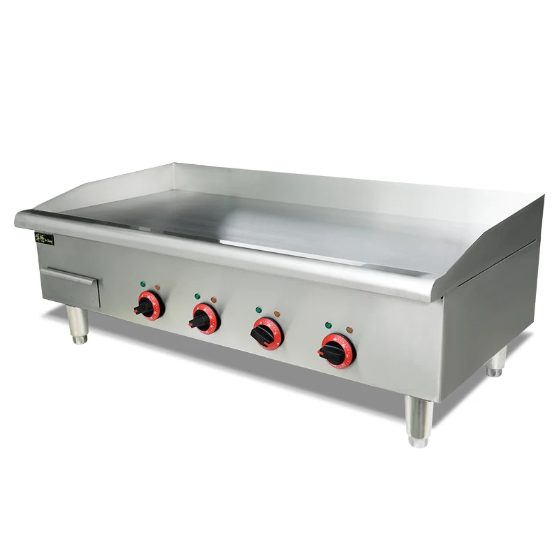 Commercial Designed Counter Top Electric Griddle Flat Griddle Deep ...