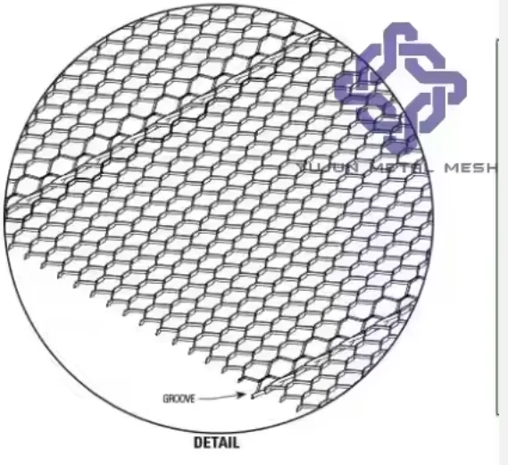 Suspended Metal Lath Self-furring V-groove Lath Metal Lath For Sale ...