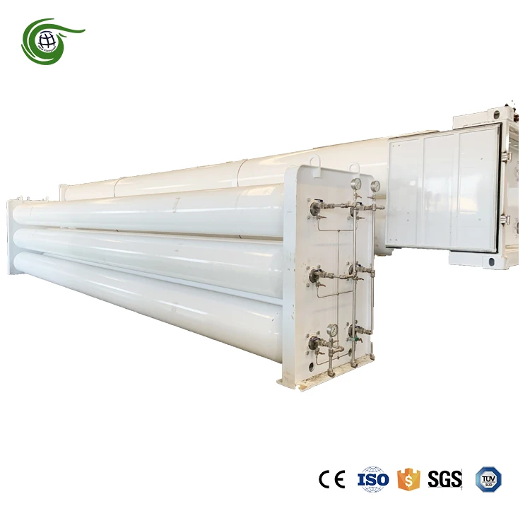 40ft 9 Tube CNG Jumbo Tube Bundle Container - High Pressure