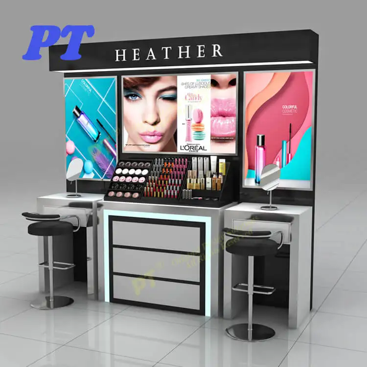 Maquillaje cosmético de Merchandising de tienda de cosméticos ...