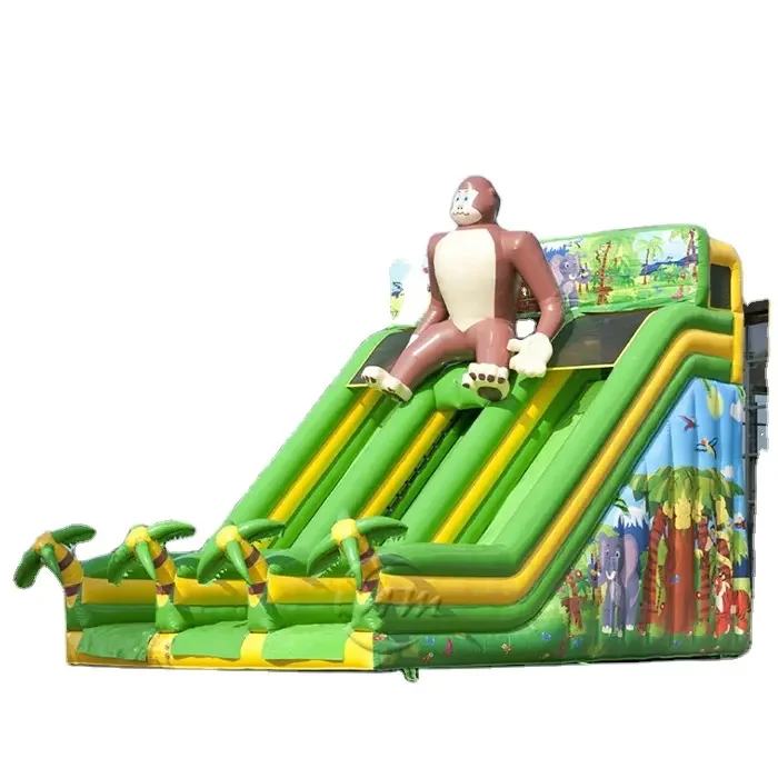 Popular Design inflatable gorilla slide Cartoon Theme backyard ...