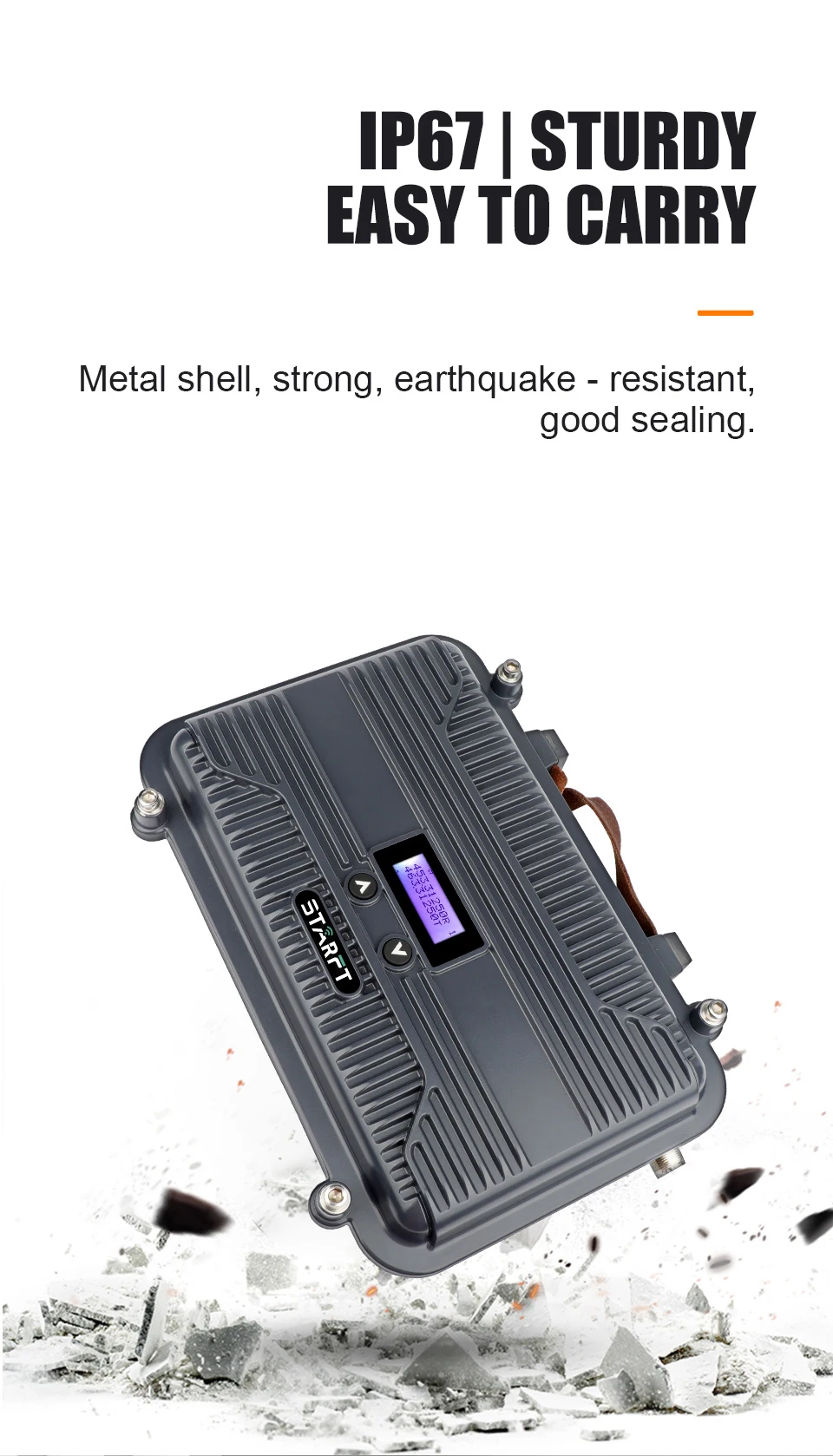 Starft V9 10w 16ch Portable Gmrs Repeater Mini Mobile Base Station ...