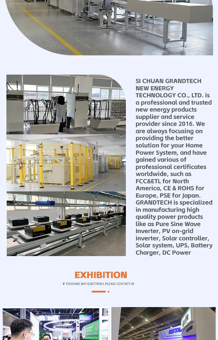 Grandtech 8kw 48v Smart High Frequency Off-grid Inverter Off Grid Solar Inverter Hybrid Solar ...