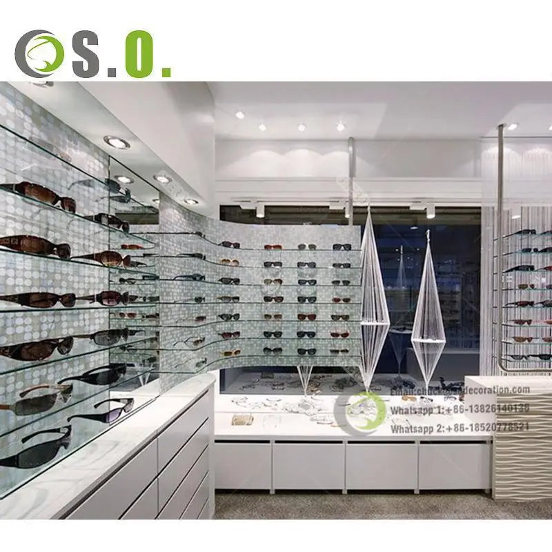 Commercial Optical Shop Interior Design Custom Modern Sunglasses ...