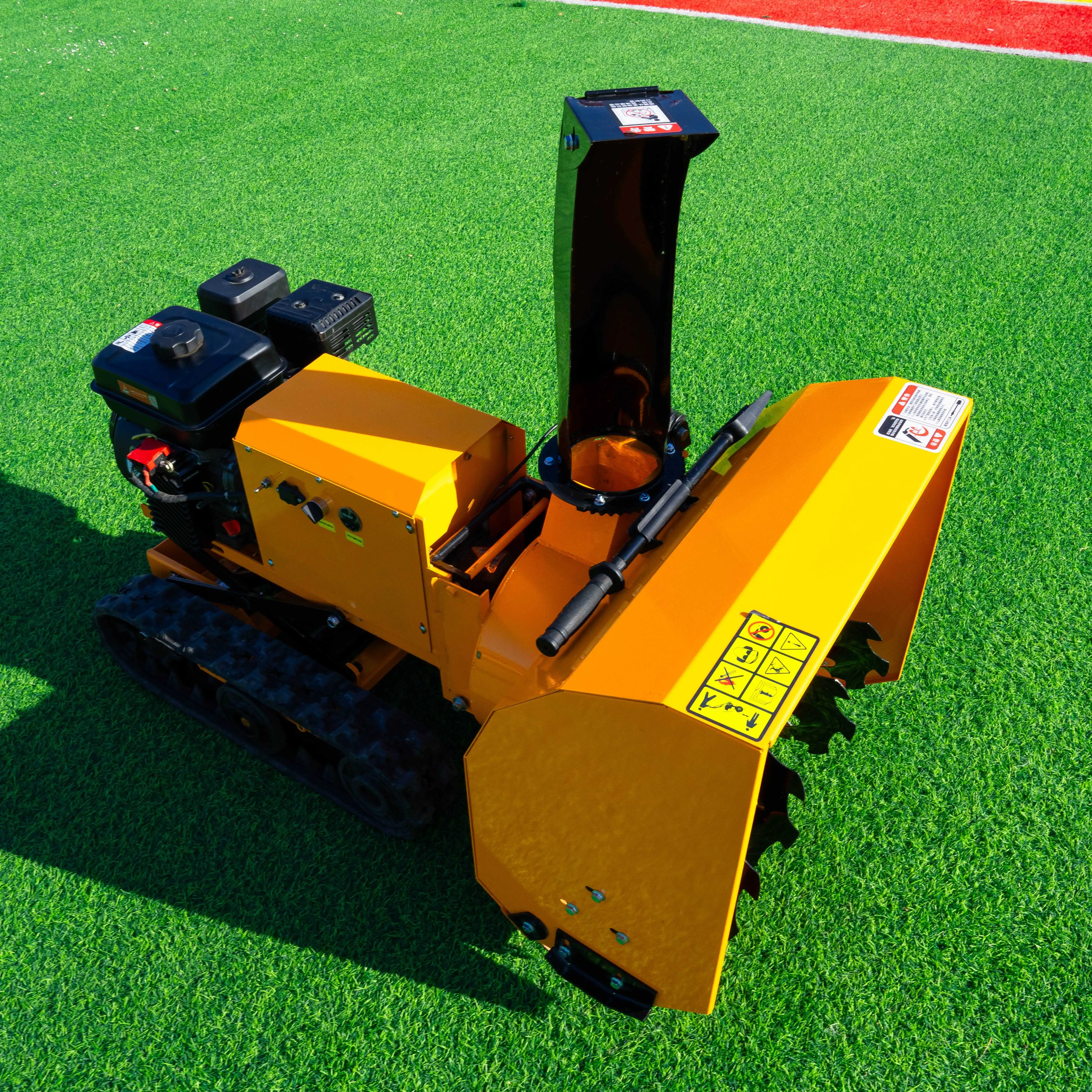 New Design Remote Control Snow Sweeper Robot 10hp Gasoline Road Snow ...