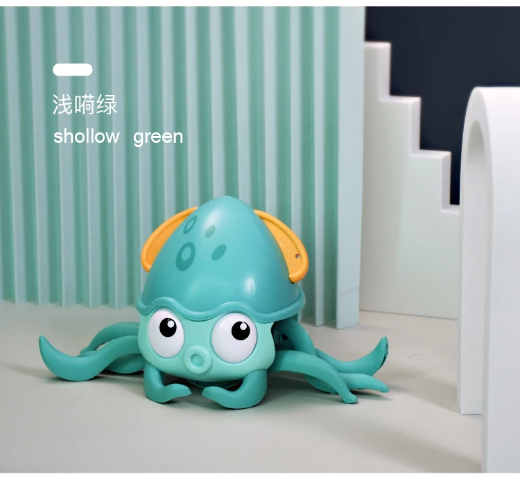 Hot Plastic Summer Amphibious Water Pull Creep Octopus