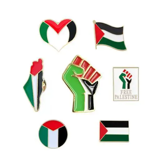 Palestine Palestinian Fist Pin Badge Lapel - Palestine National Enamel ...