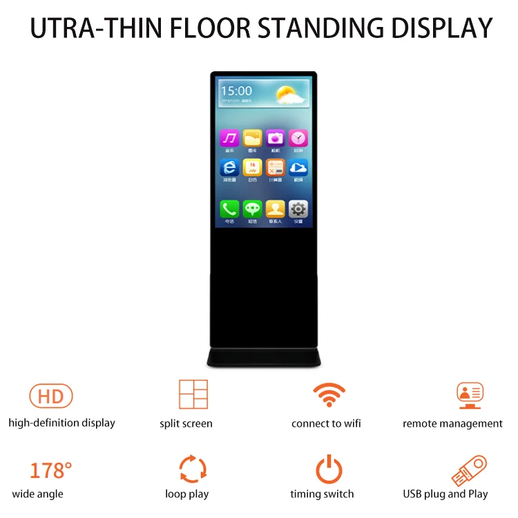 43 Inch Floor Stand Advertising Board Portable Advertising Stand - Buy ...