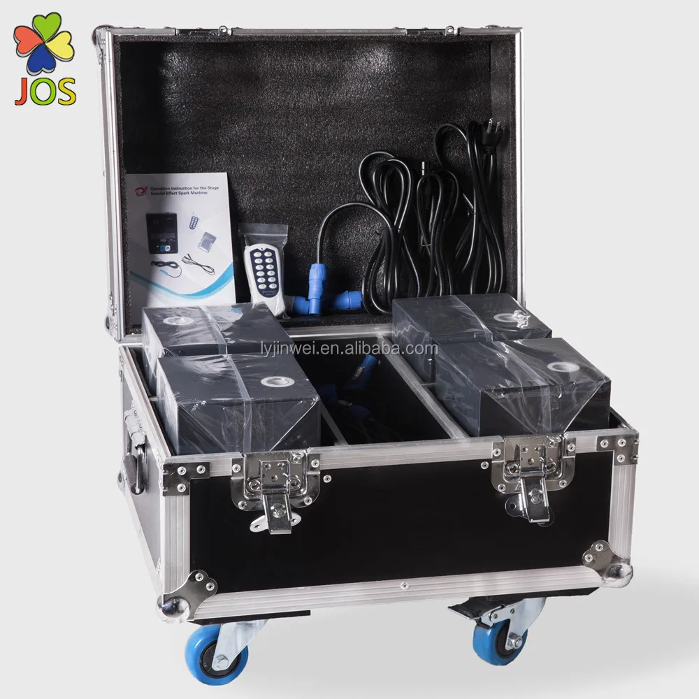 hot sale 4 piece 600 W or 400W wireless remote control cold fountain ...