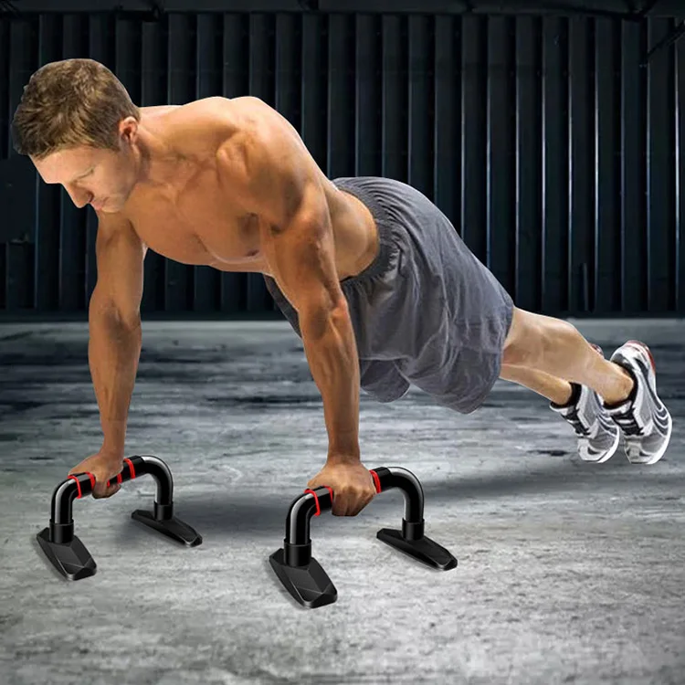 Portable Easy Carry Push Up Stand Bar Fitness Equipment Home Exercise ...